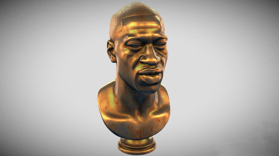George Floyd memorial bust released for 3D printing – NJ Urban News