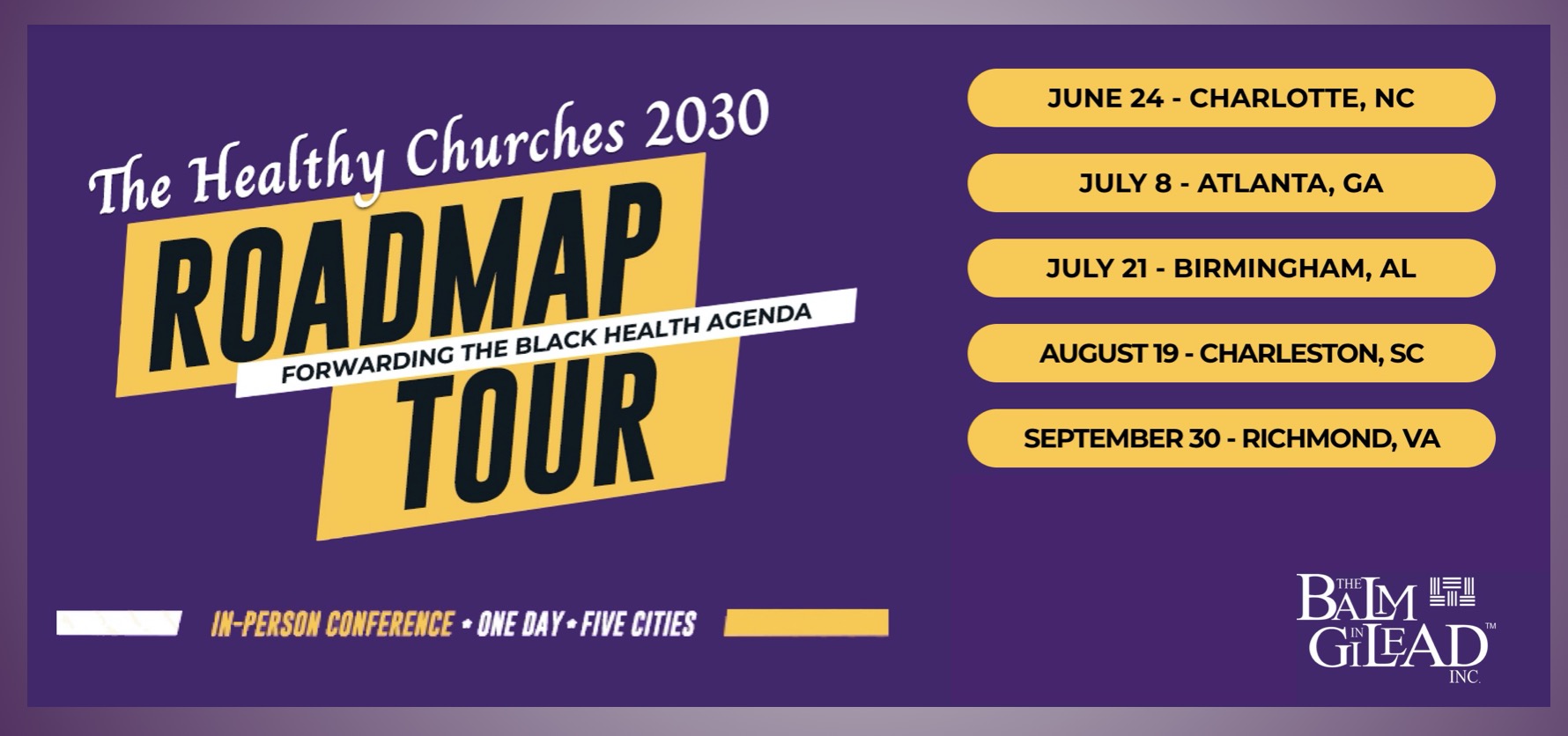 The Healthy Churches 2030 Roadmap Tour: Making a difference in Black ...