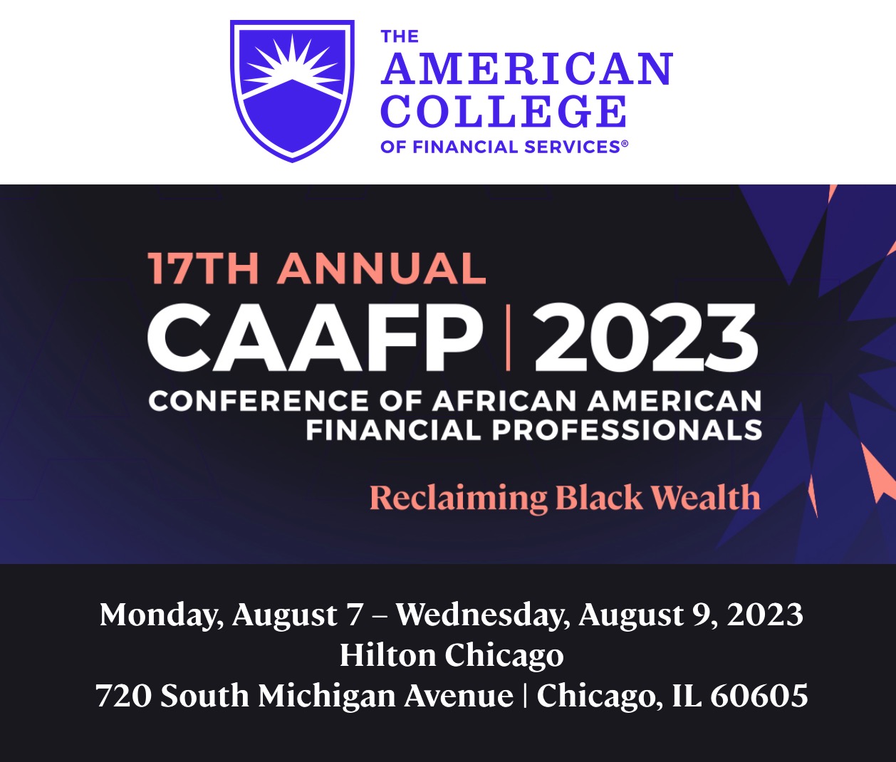 17th annual conference of African American Financial Professionals to ...